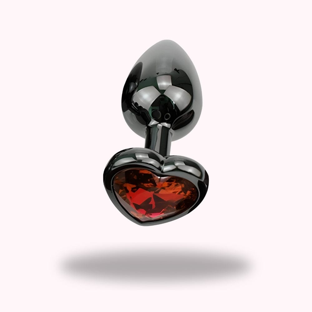 Plug diamant cœur rouge | Le plug pour les couples